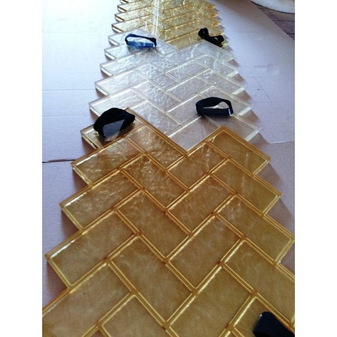 Polyurethane Stamp "parquet" – Decorative Concrete and Plaster Imprint ...