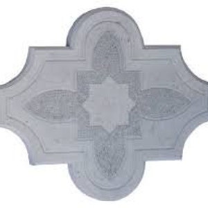 Patterned Clover - Plastic Mold for Concrete Paving Slabs, Concrete ...