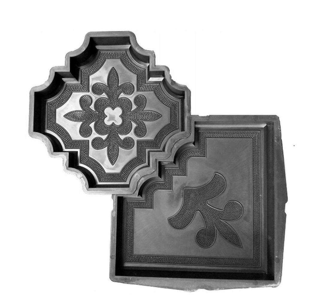 Corner Clover - Concrete Paving Slab Mold for Making Garden Stepping ...