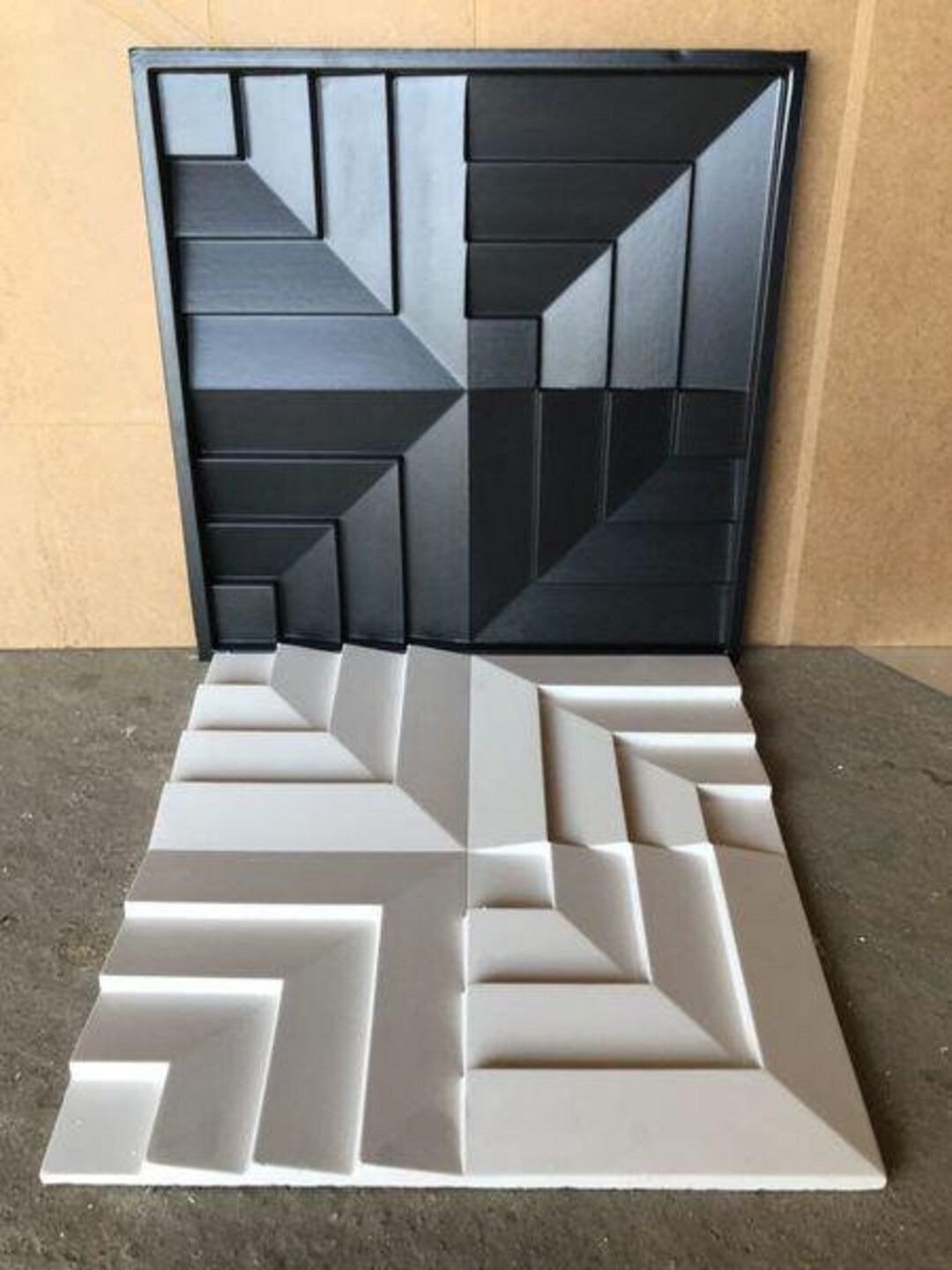 Plastic Mold for the Manufacture of 3d Panel Concept M3D Mold for Decorative Wall Panels for ...