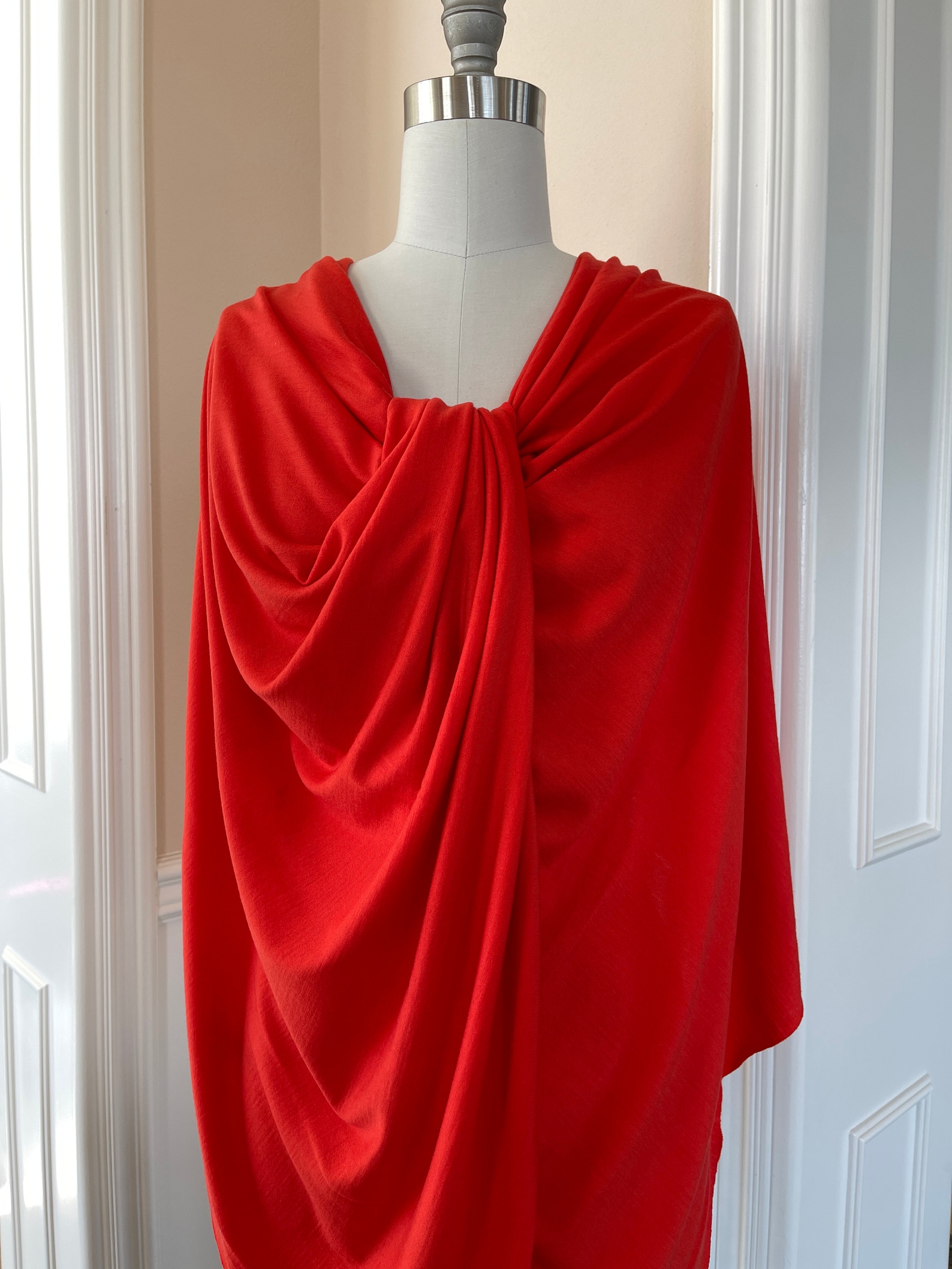 Merino Wool Fabric Knit Fabric by the Yard Soft Stretch Natural Wool ...