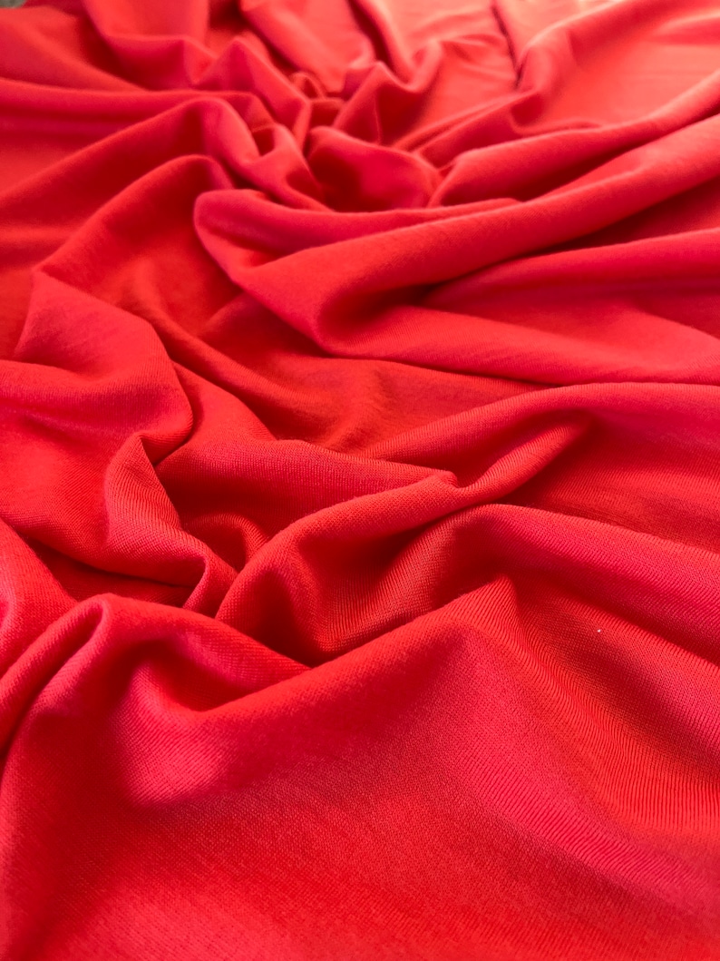 Merino Wool Fabric Knit Fabric by the Yard Soft Stretch | Etsy