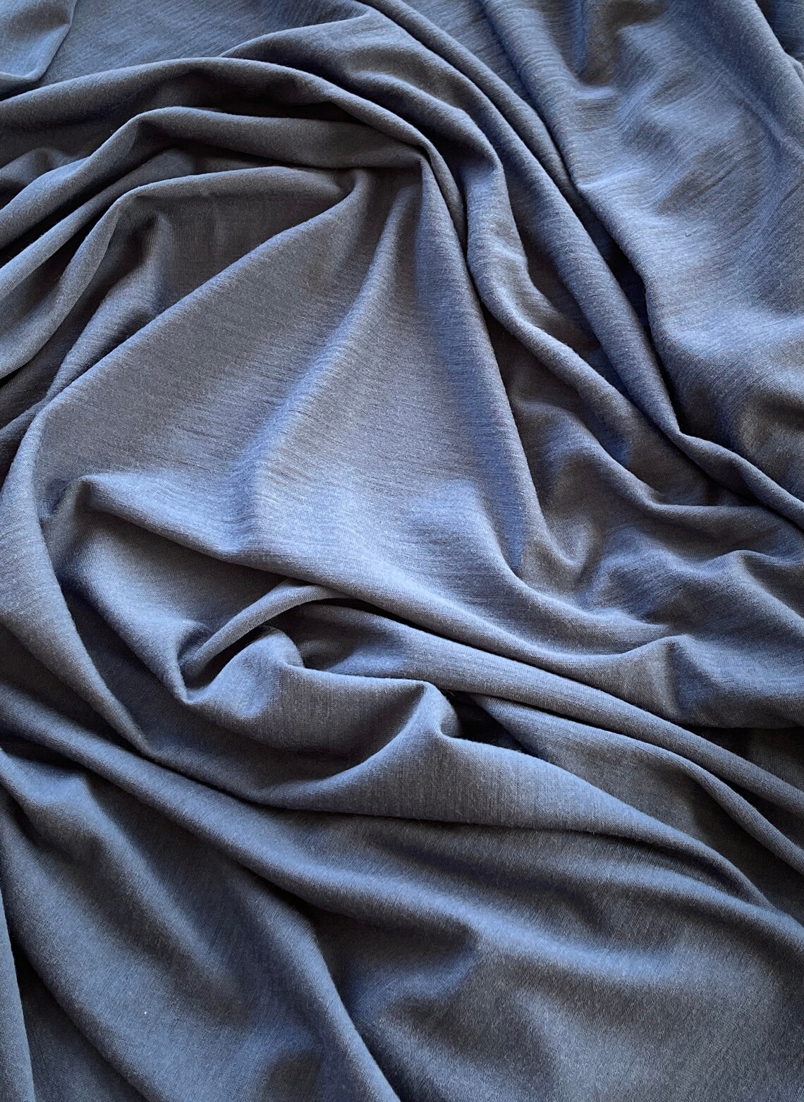 Merino Wool Fabric Knit Fabric by the Yard Soft Stretch | Etsy