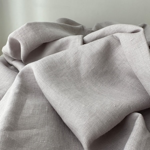 Linen Fabric by the Yard. Certified European Flax & Oeko-tex 100. Mid ...