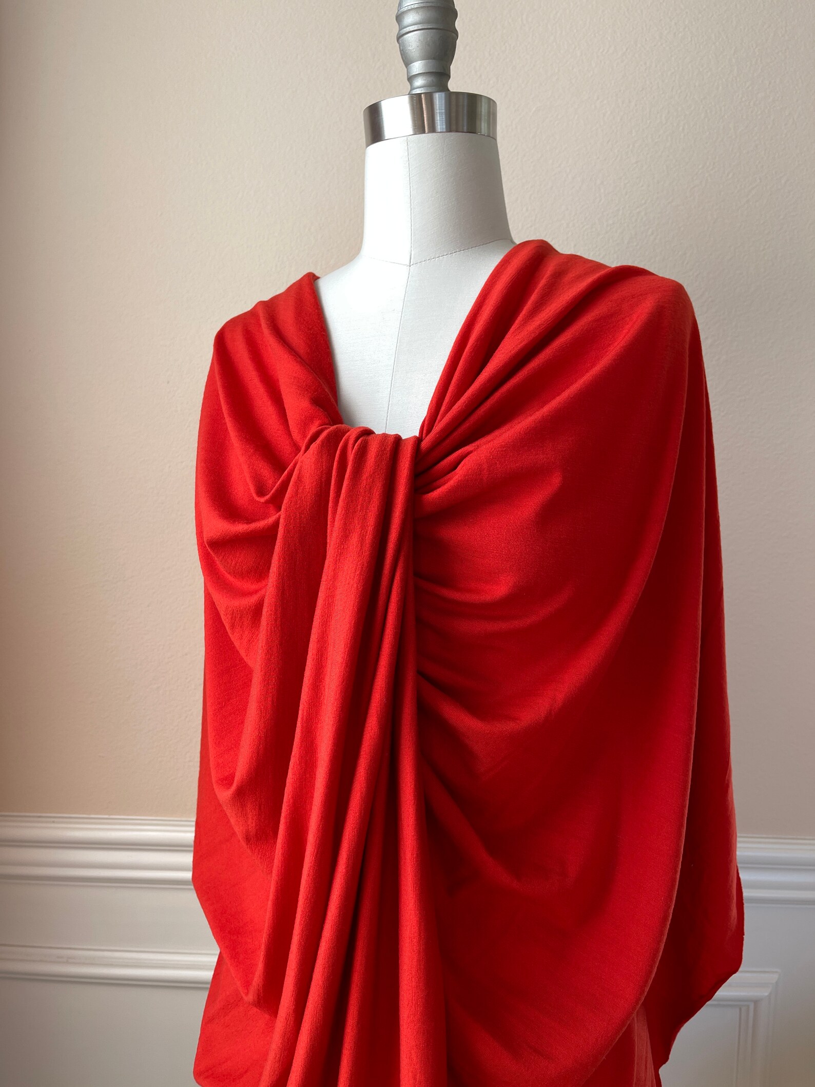 Merino Wool Fabric Knit Fabric by the Yard Soft Stretch | Etsy