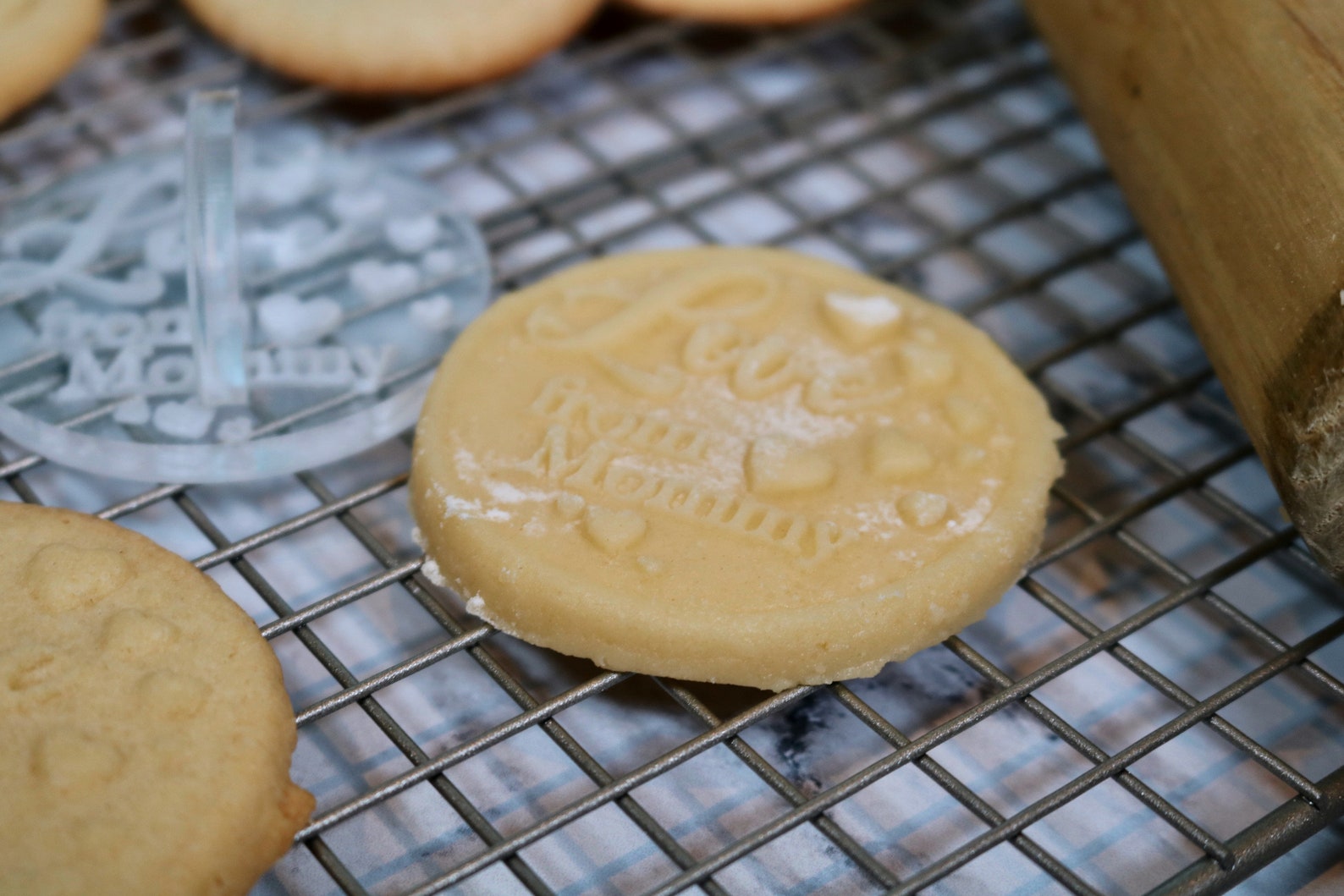 Personalized Cookie Stamp Christmas Cookie Stamp Custom - Etsy