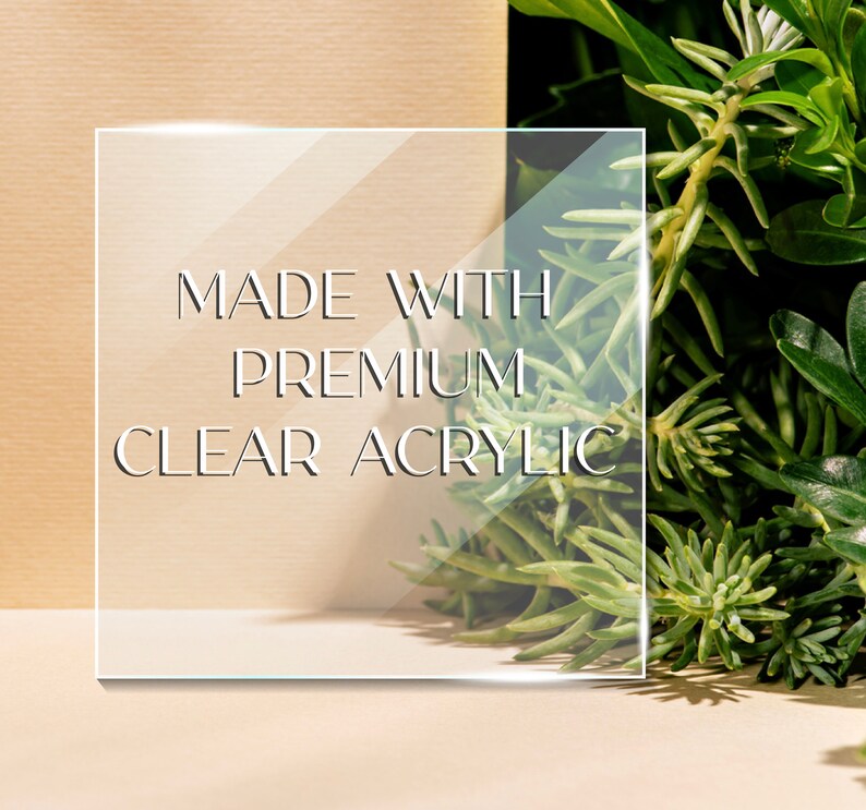 Personalized Acrylic Wedding Cake Topper Clear Arch with - Etsy