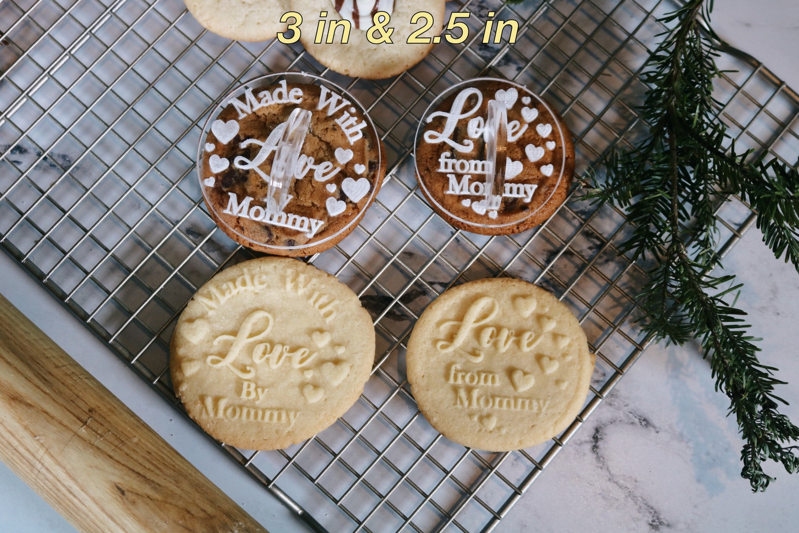 Personalized Cookie Stamp Christmas Cookie Stamp Custom - Etsy