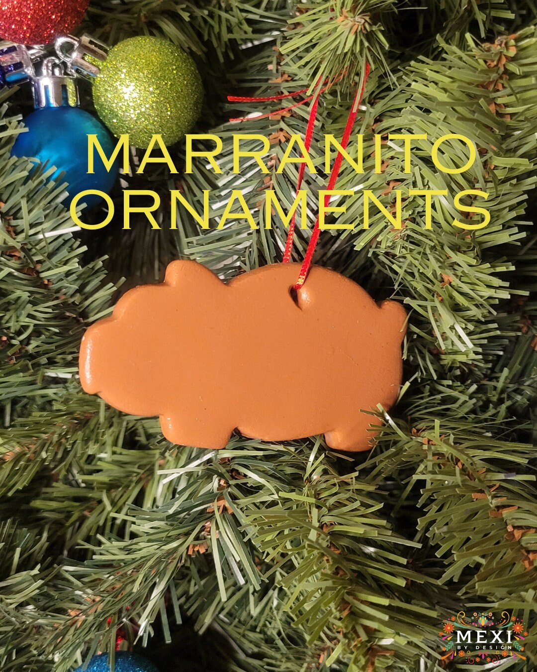 Marranitos Ornaments - Mexican Pan Dulce Gingerbread Pigs - Christmas ...