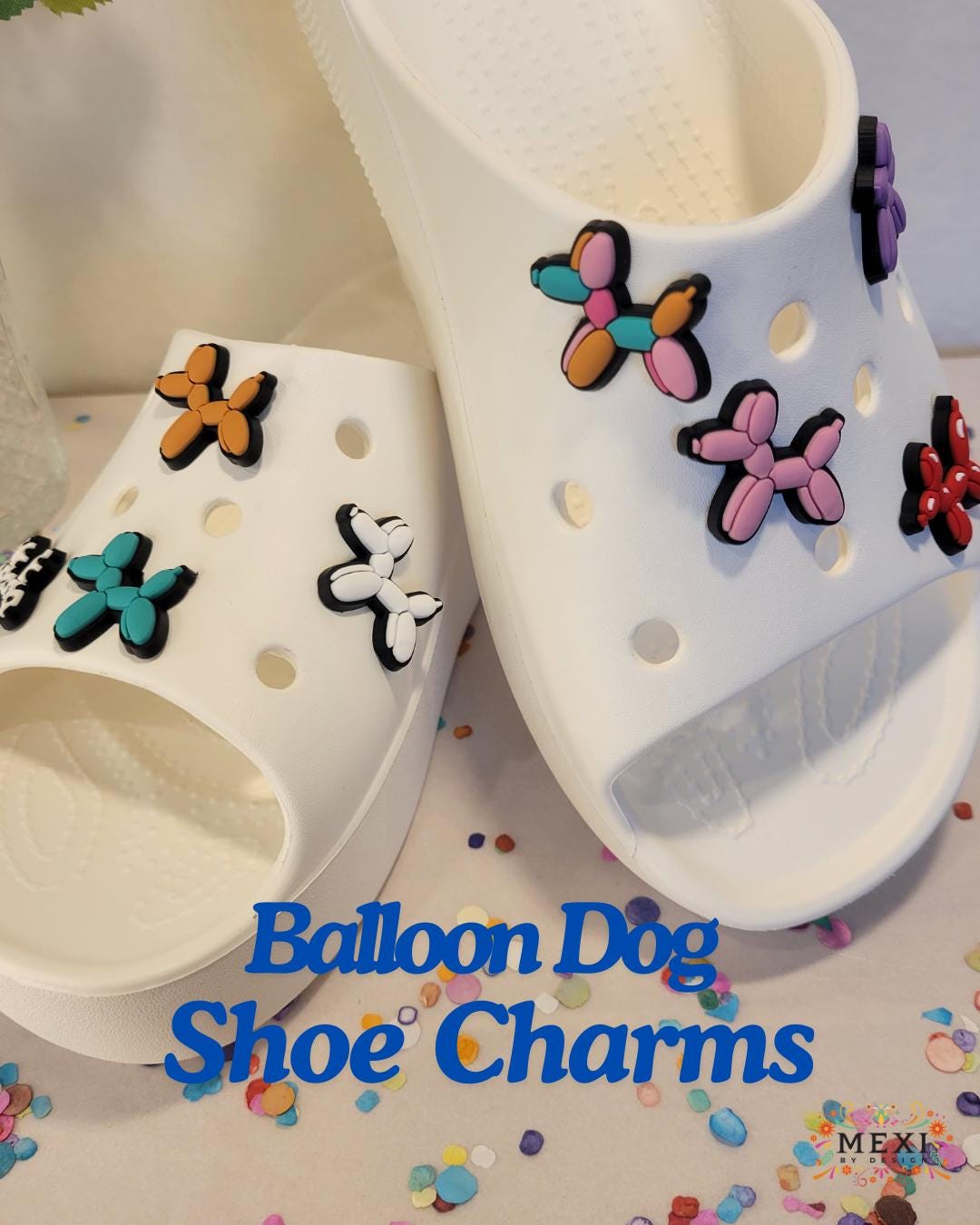 Balloon Dog Shoe Charms / Croc Charms / Shoe Accessories / Footwear ...