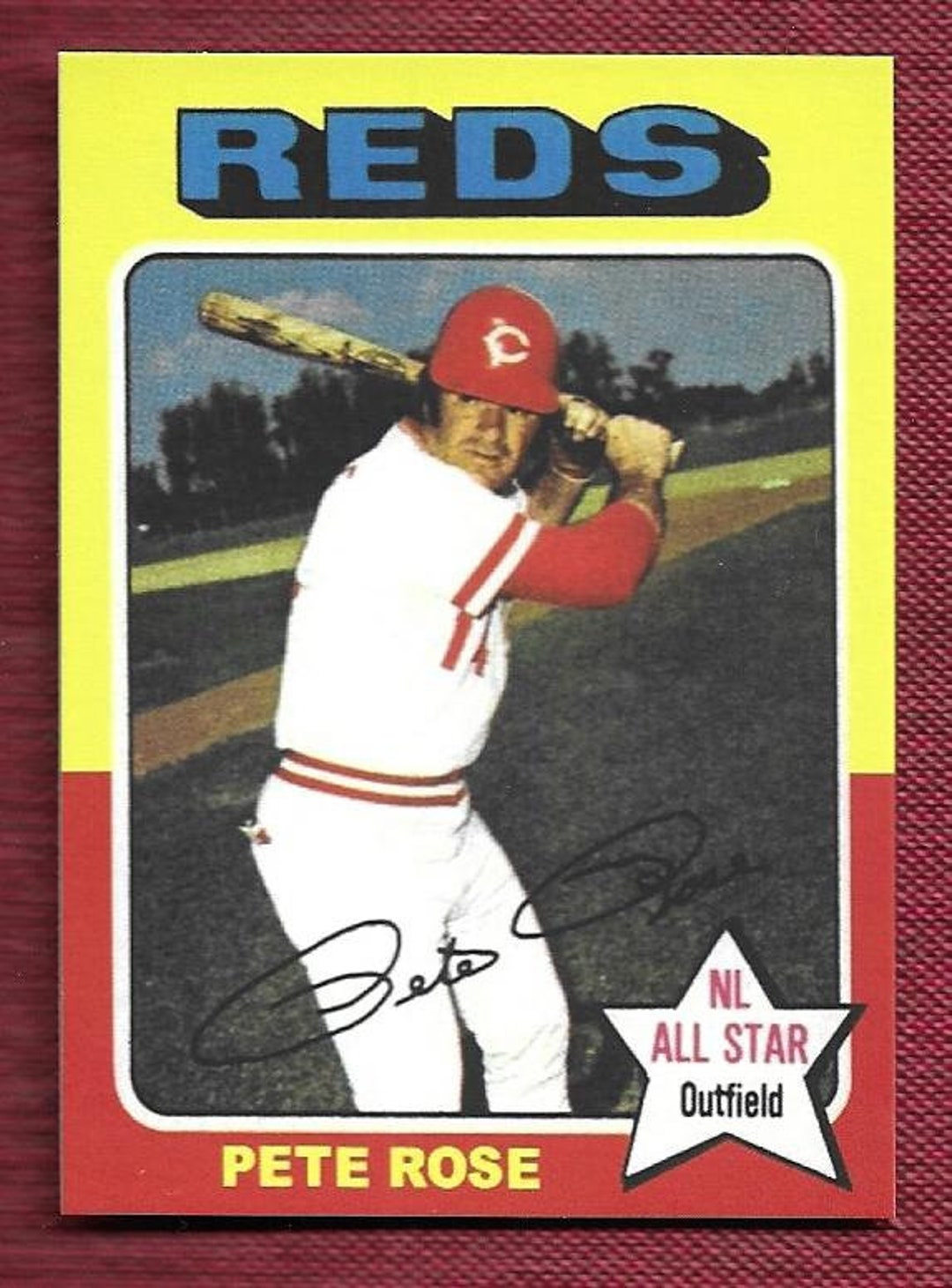 1975 Pete Rose 320 NOVELTY Reprint FREE SHIPPING - Etsy