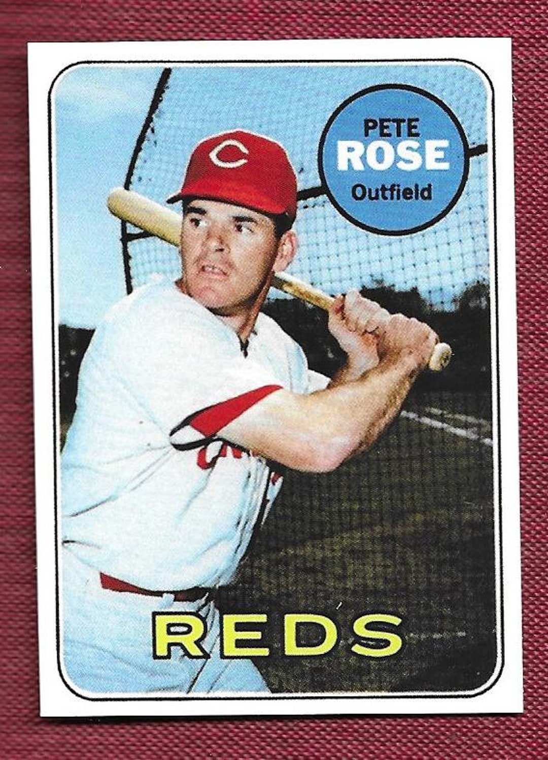 1969 Pete Rose NOVELTY Reprint FREE SHIPPING - Etsy