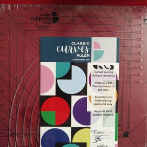 Classic Curves Ruler by Color Girl Quilts Tool for Drunkards Path ...