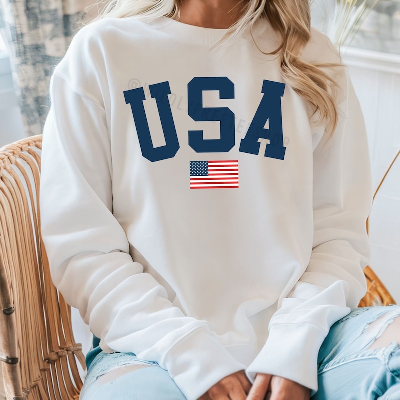Usa Sweatshirt - Etsy