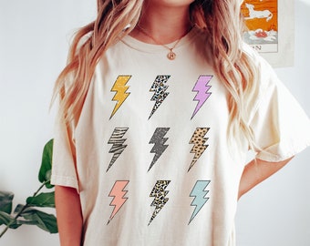 Lightning Bolt Lightning Bolt Shirt Lightning Bolt Gift - Etsy