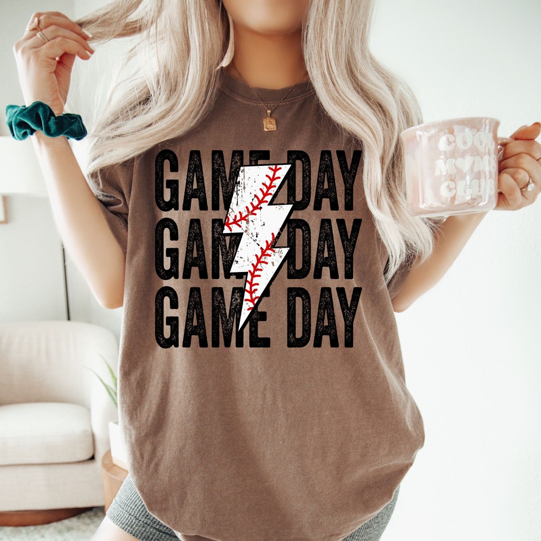 Game Day Baseball Shirt, Baseball Mom Shirt, Baseball Shirt, Baseball Season Shirt, Baseball ...