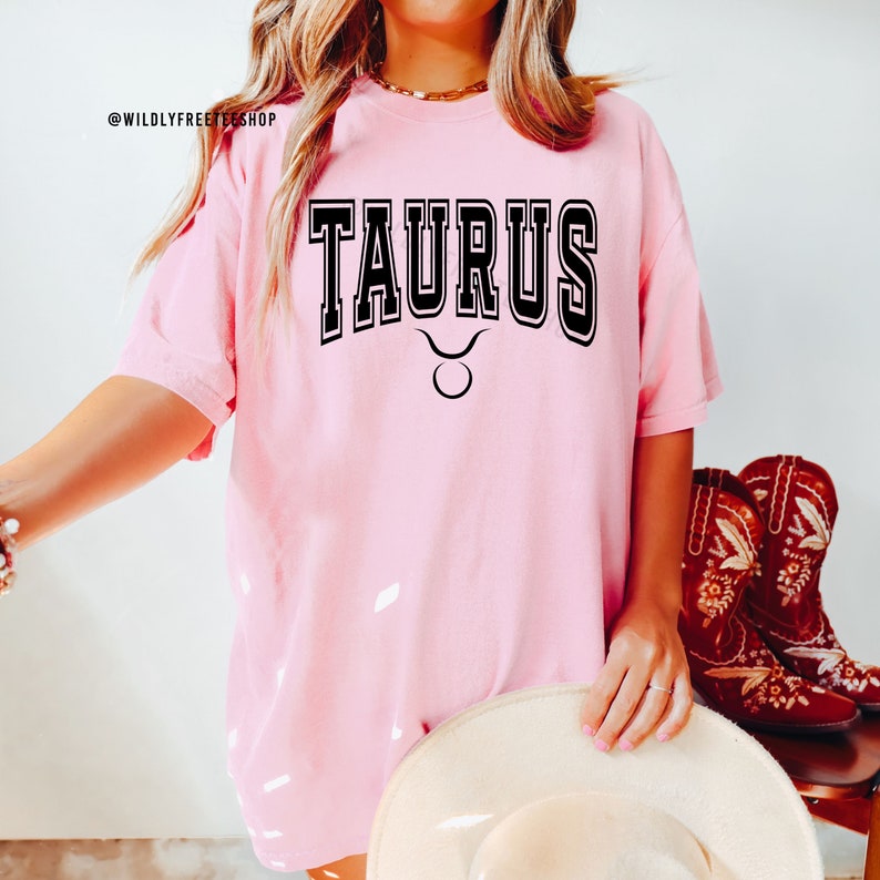 Comfort Colors® Taurus Shirt: Zodiac Astrology Tee, May Birthday Gift ...