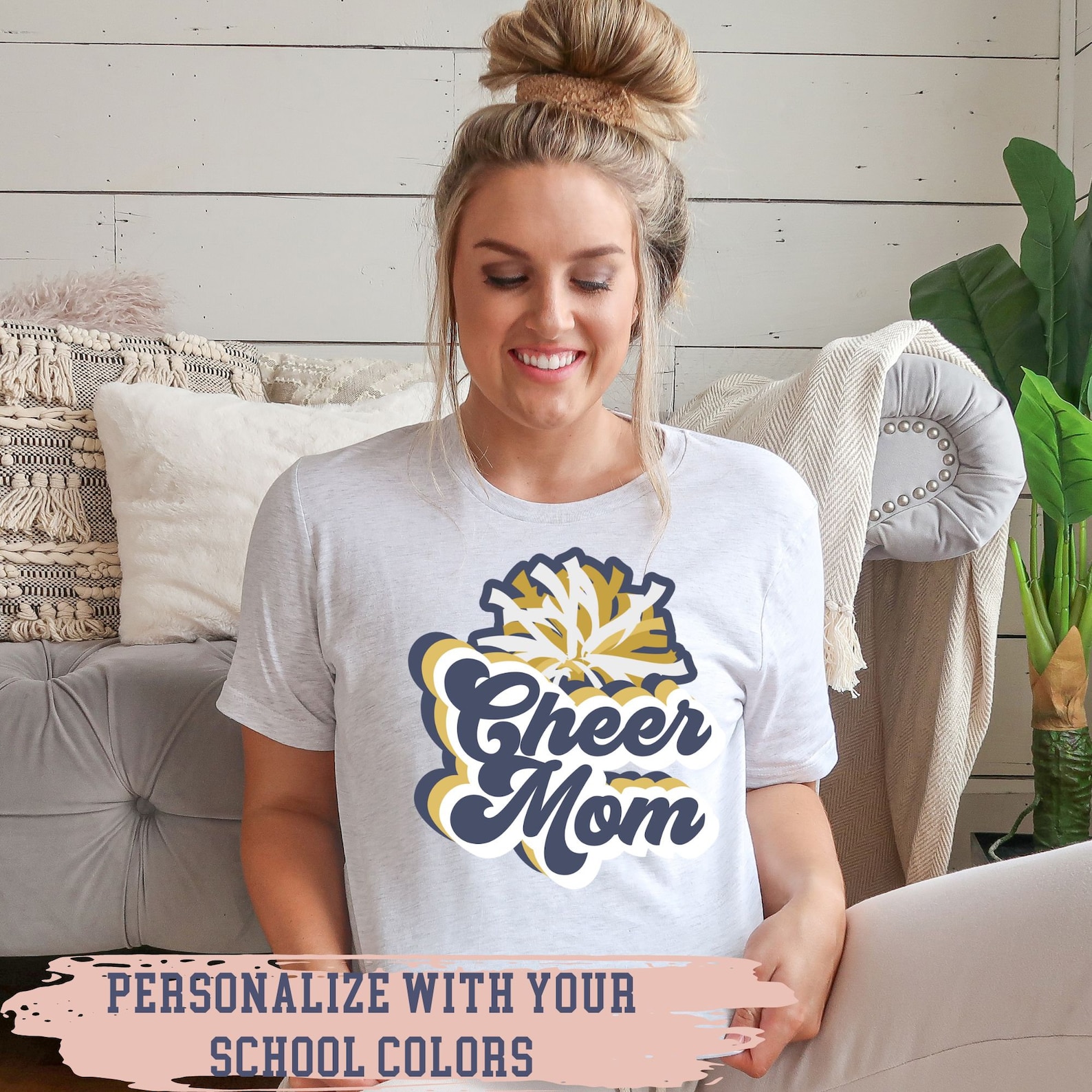 Cheer Mom Shirt Personalized Cheer Shirt Cheerleader Mom - Etsy
