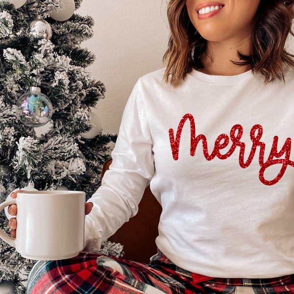 Long Sleeve Christmas Shirts for Women - Etsy