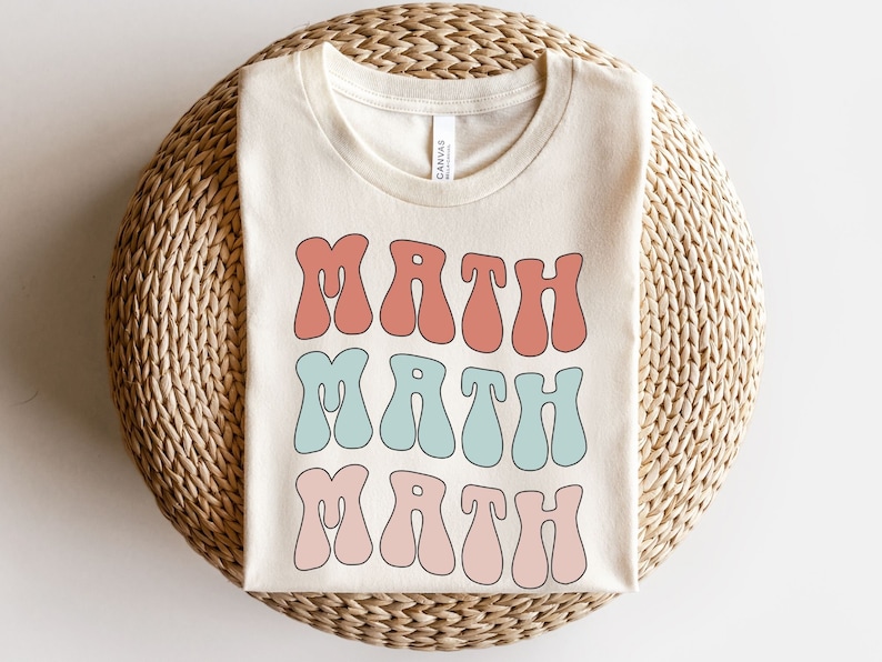 Math Shirt Math Teacher Shirt Retro Math Shirt Women Ladies - Etsy