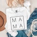 Mama Sweatshirt Mama Square Box Shirt Mama Shirt Mama - Etsy