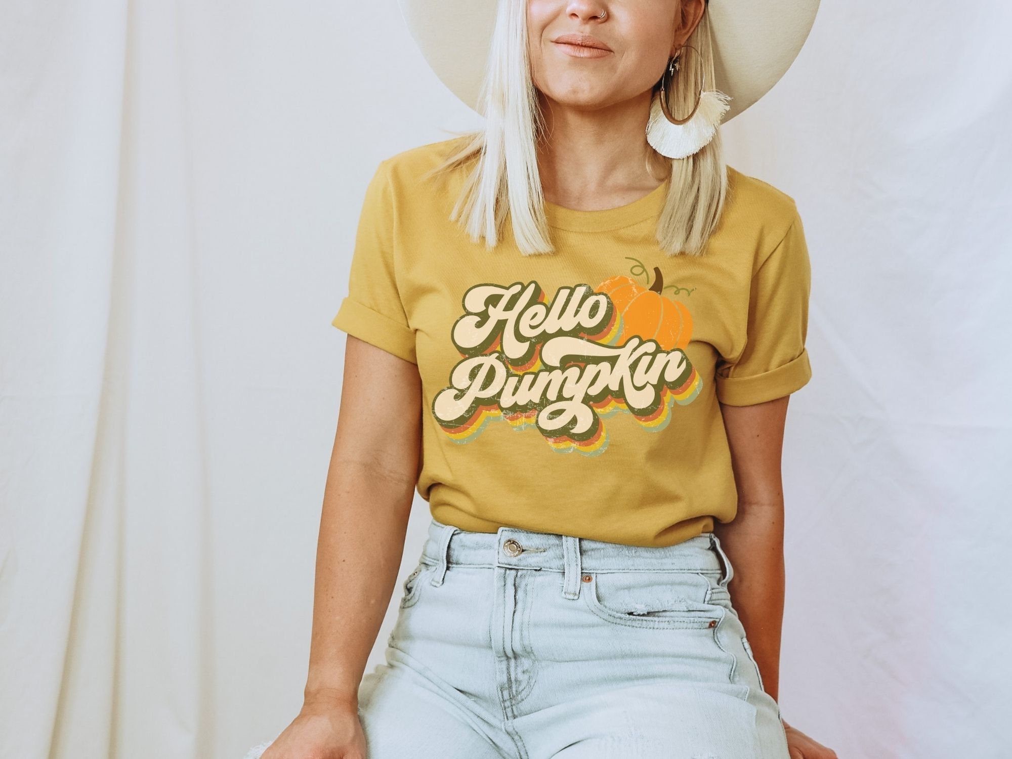 Hello Pumpkin Shirt Pumpkin Patch Shirt Womens Fall Tshirts | Etsy