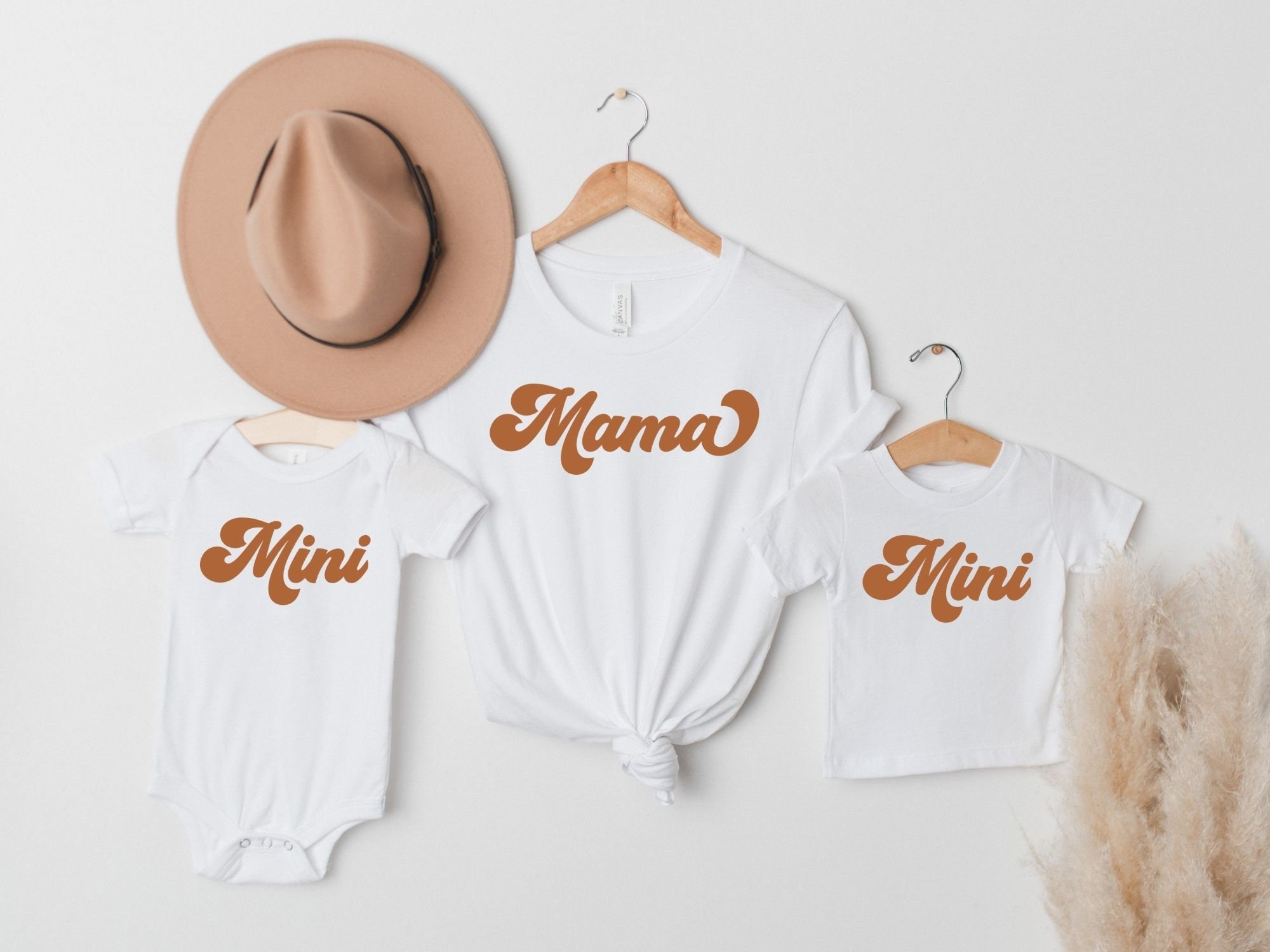 Mama and Mini Shirts Retro Mama Shirt Mommy and Me Shirts | Etsy