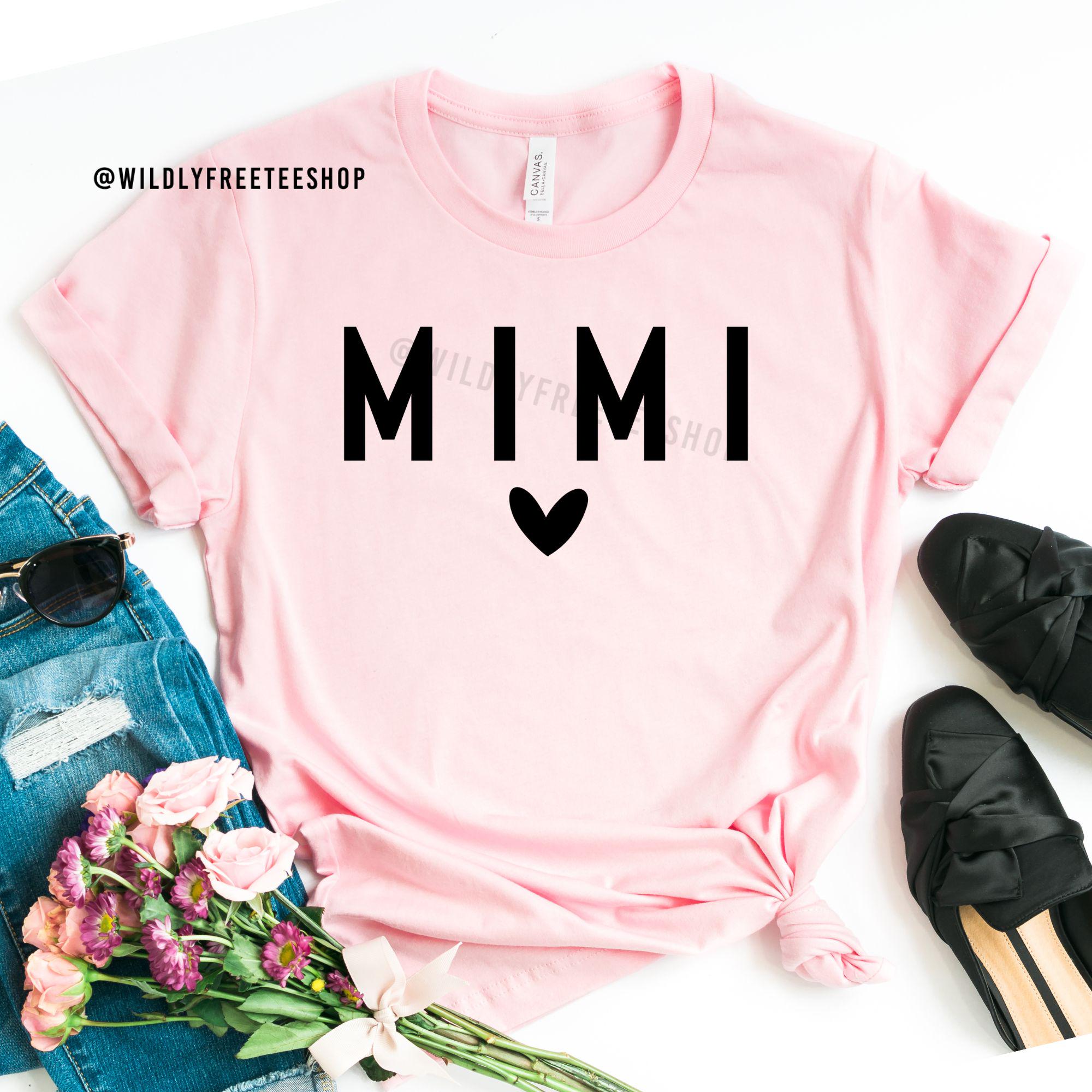 Matching Mimi and Mimi's Bestie Shirts, Mother's Day Mimi T-shirt - Etsy