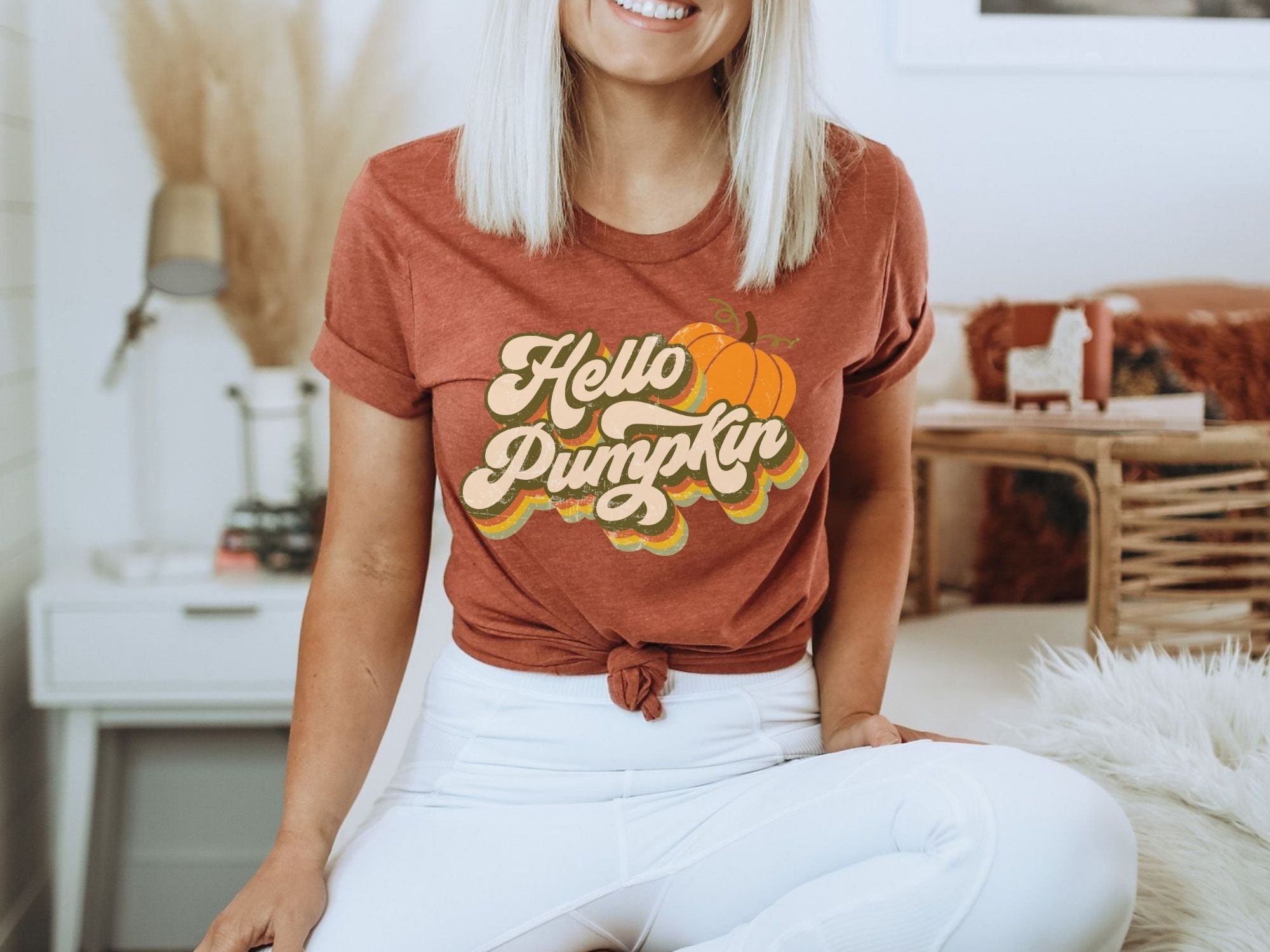 Hello Pumpkin Shirt Pumpkin Patch Shirt Womens Fall Tshirts | Etsy