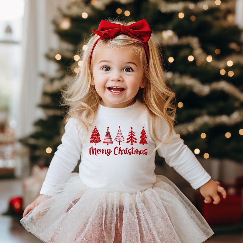 Girls Christmas Tops - Etsy