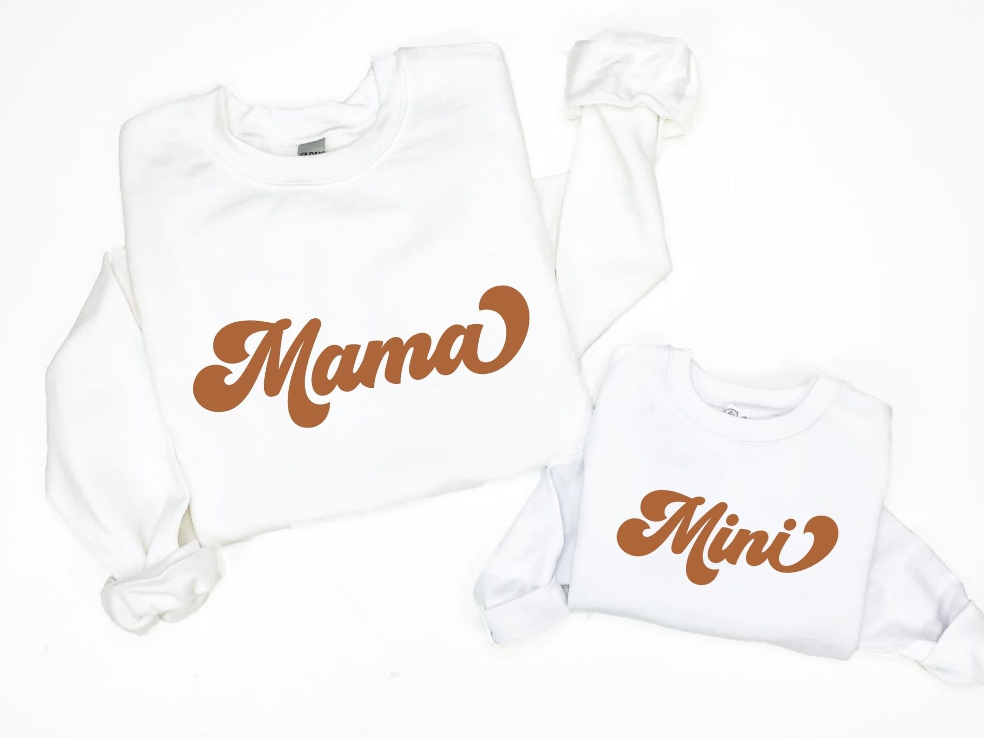 Mama and Mini Shirts Retro Mama Mini Sweatshirt Mother - Etsy UK
