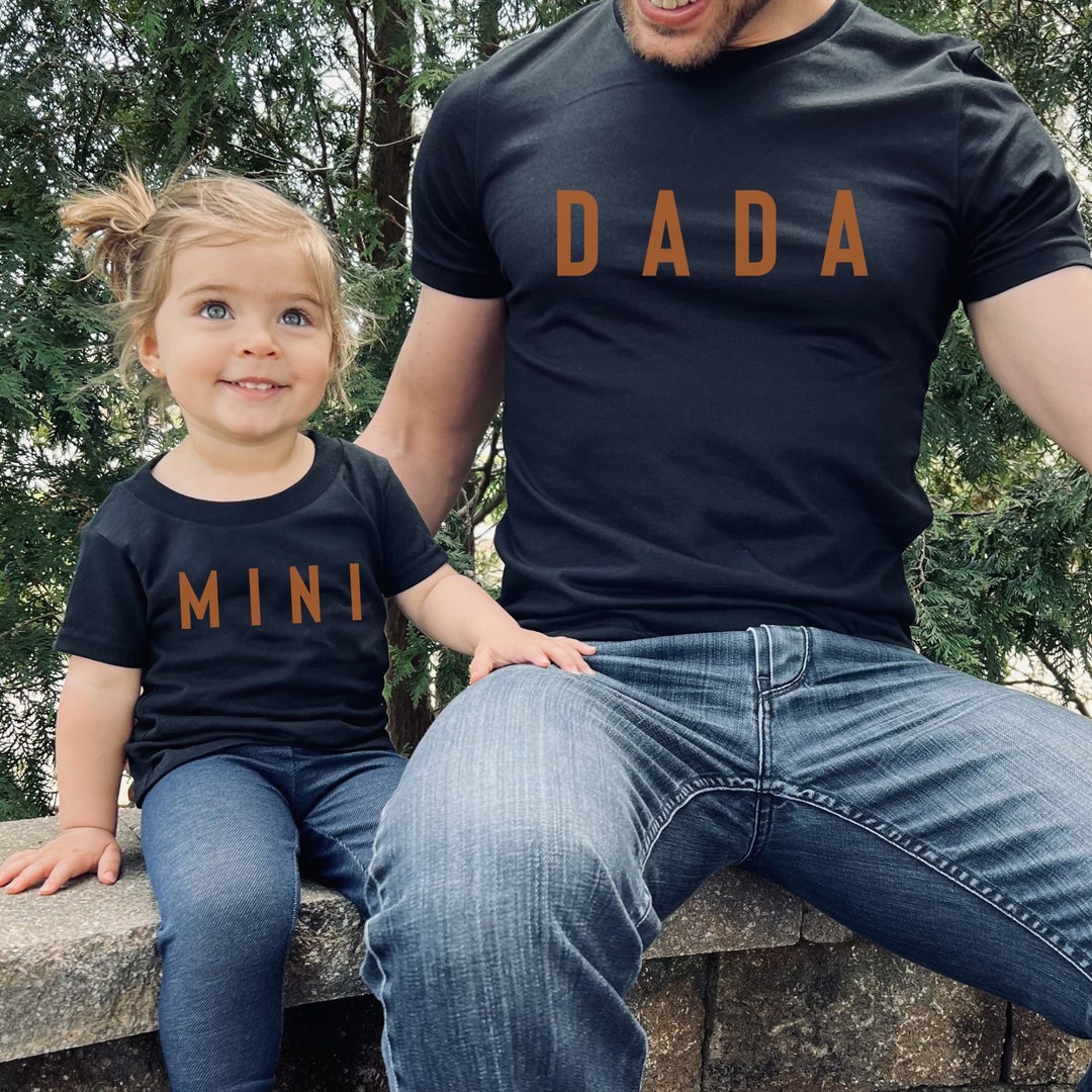 Matching Dada and Mini Shirts: Father Daughter Outfits - Etsy