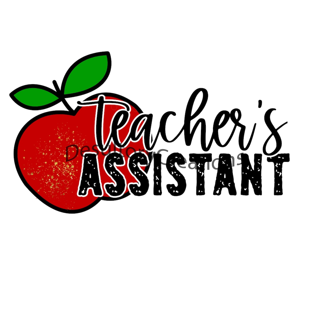 Teacher's Assistant PNG - Etsy