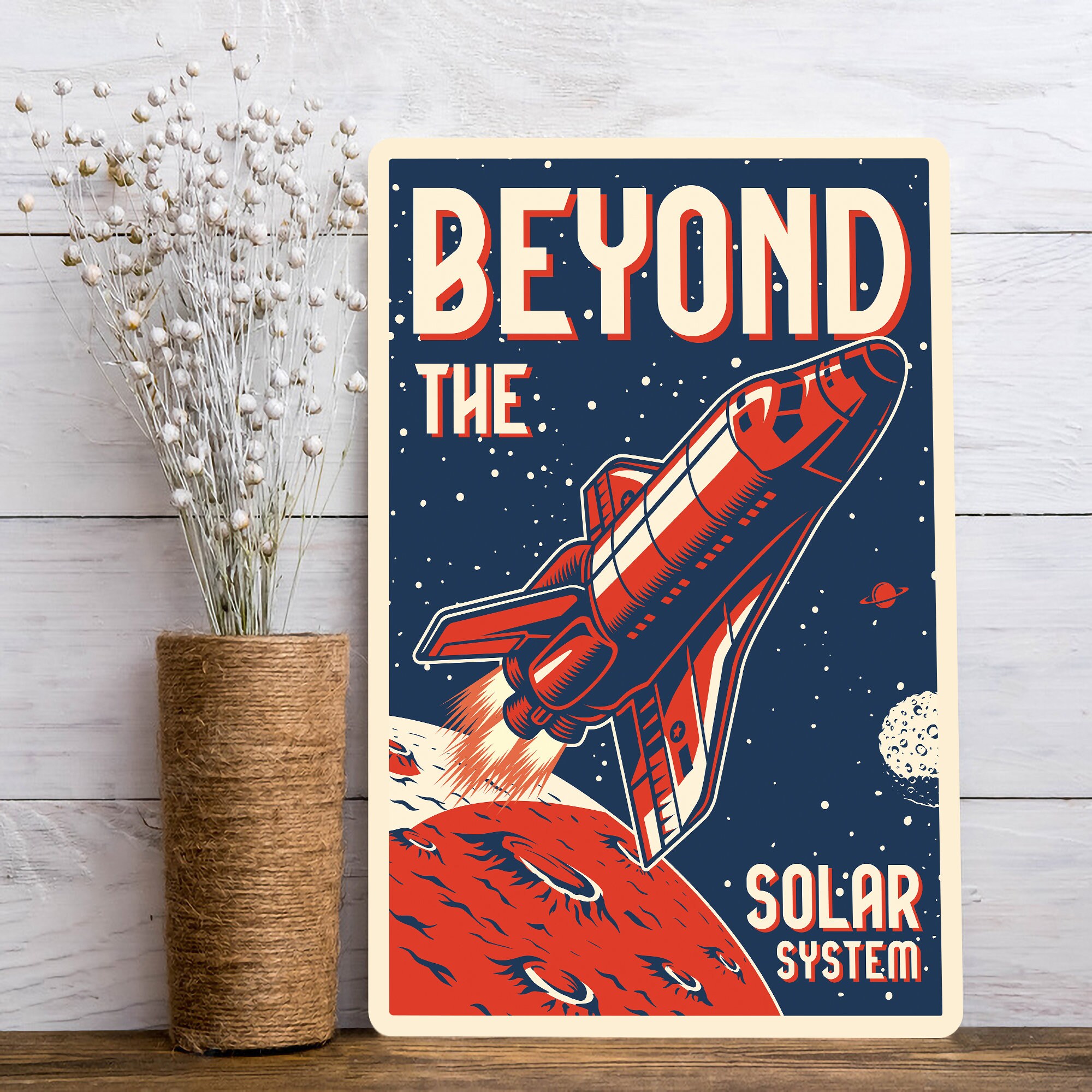 Space Travel Beyond The Solar System Poster
