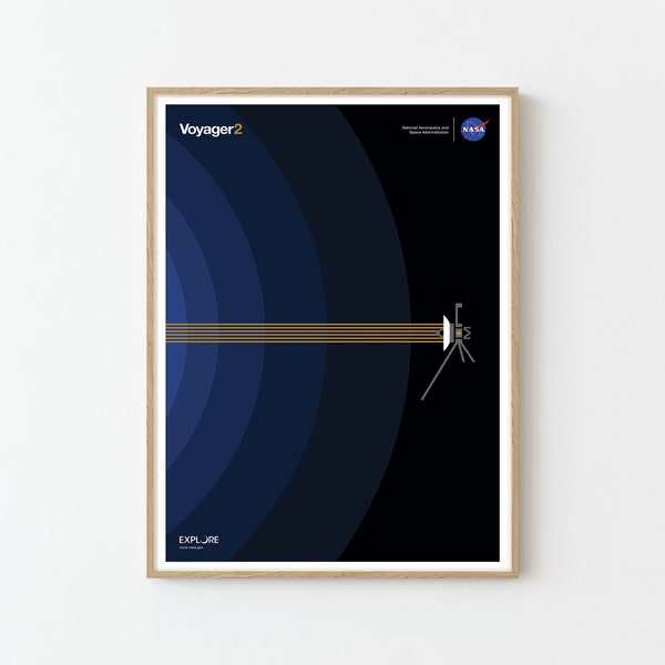 Nasa Voyager Poster - Etsy