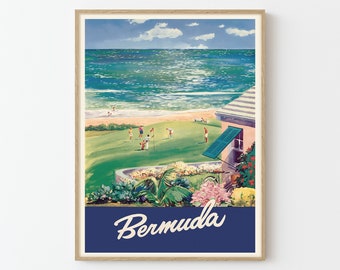 Greetings From Bermuda Mural Sign Painting Street Art Print - Etsy