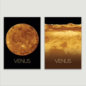 Venus NASA Space Travel Poster Print Planet Wall Art Home Decor - Etsy