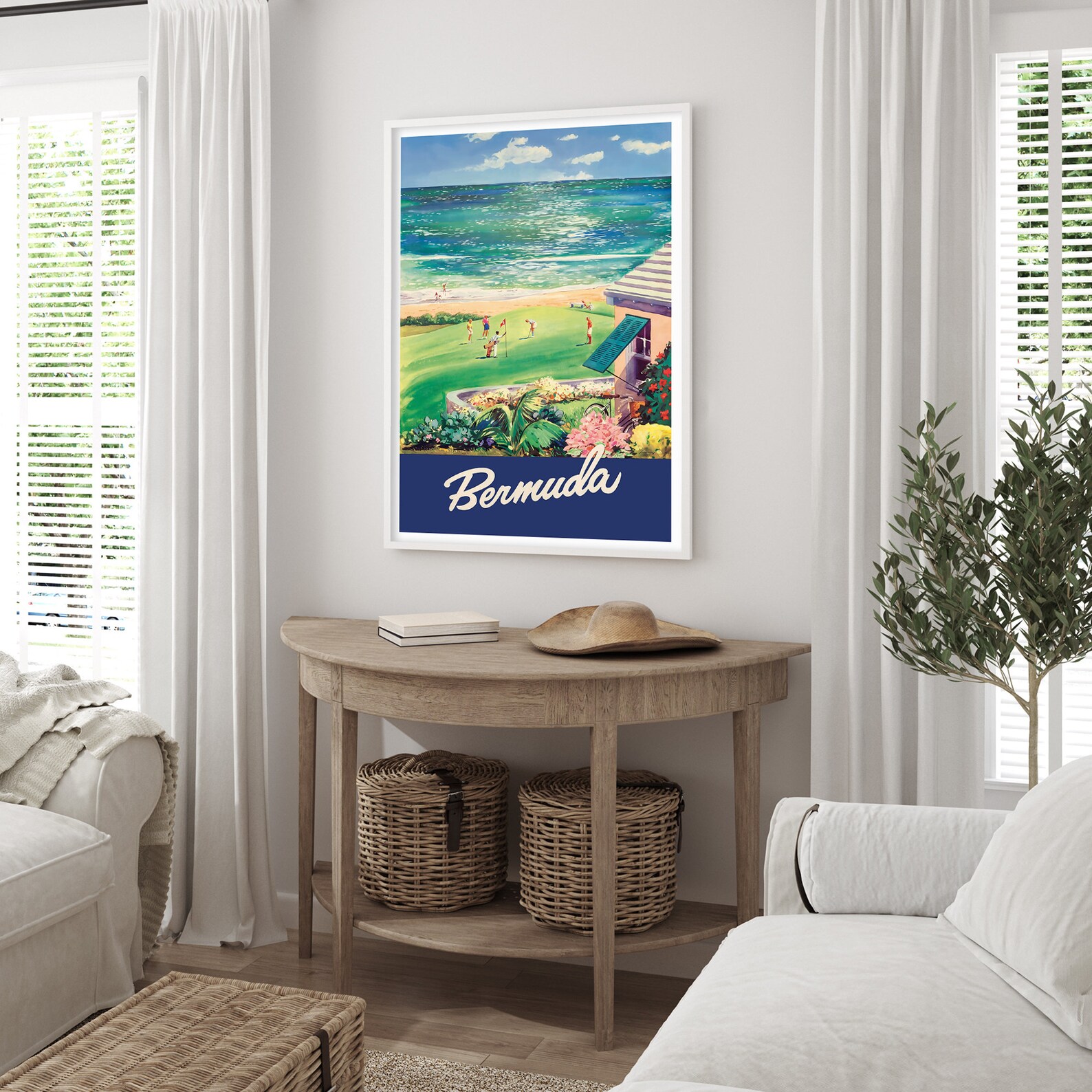 Bermuda Vintage Travel Poster Instant Download PDF File | Etsy