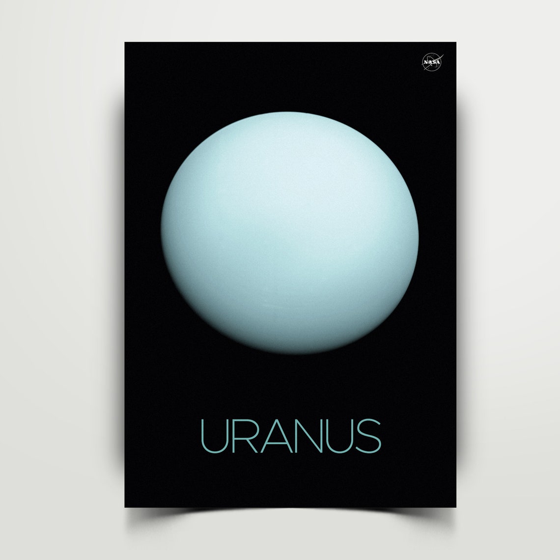 NASA Our Planets / Uranus Poster Version A - Etsy