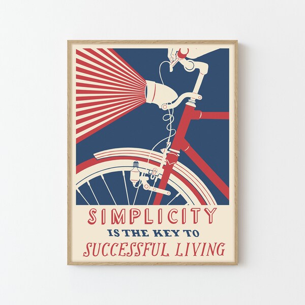 Simplicity Poster - Etsy