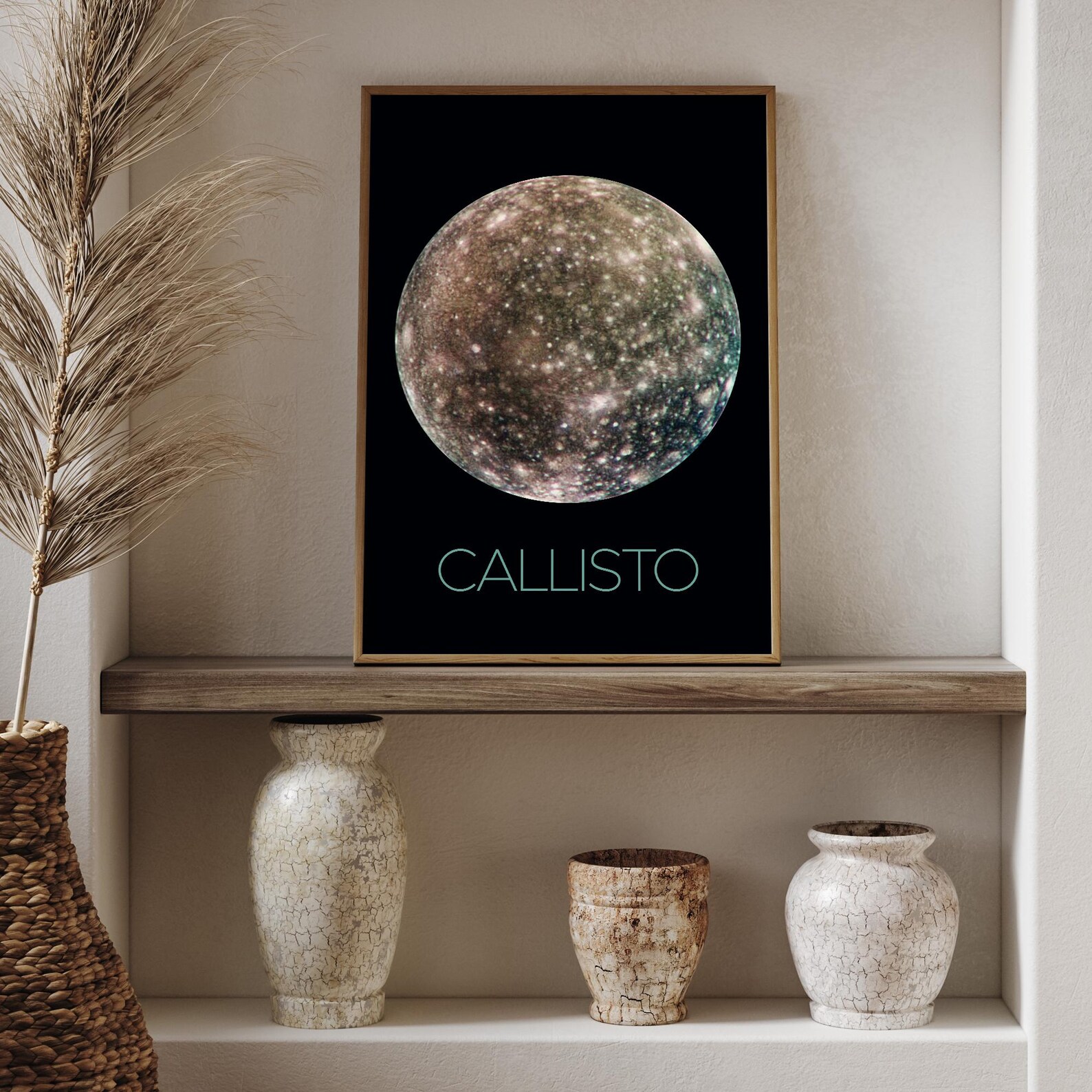 Callisto NASA Space Travel Poster Print | Stars Planets Universe Cosmos ...