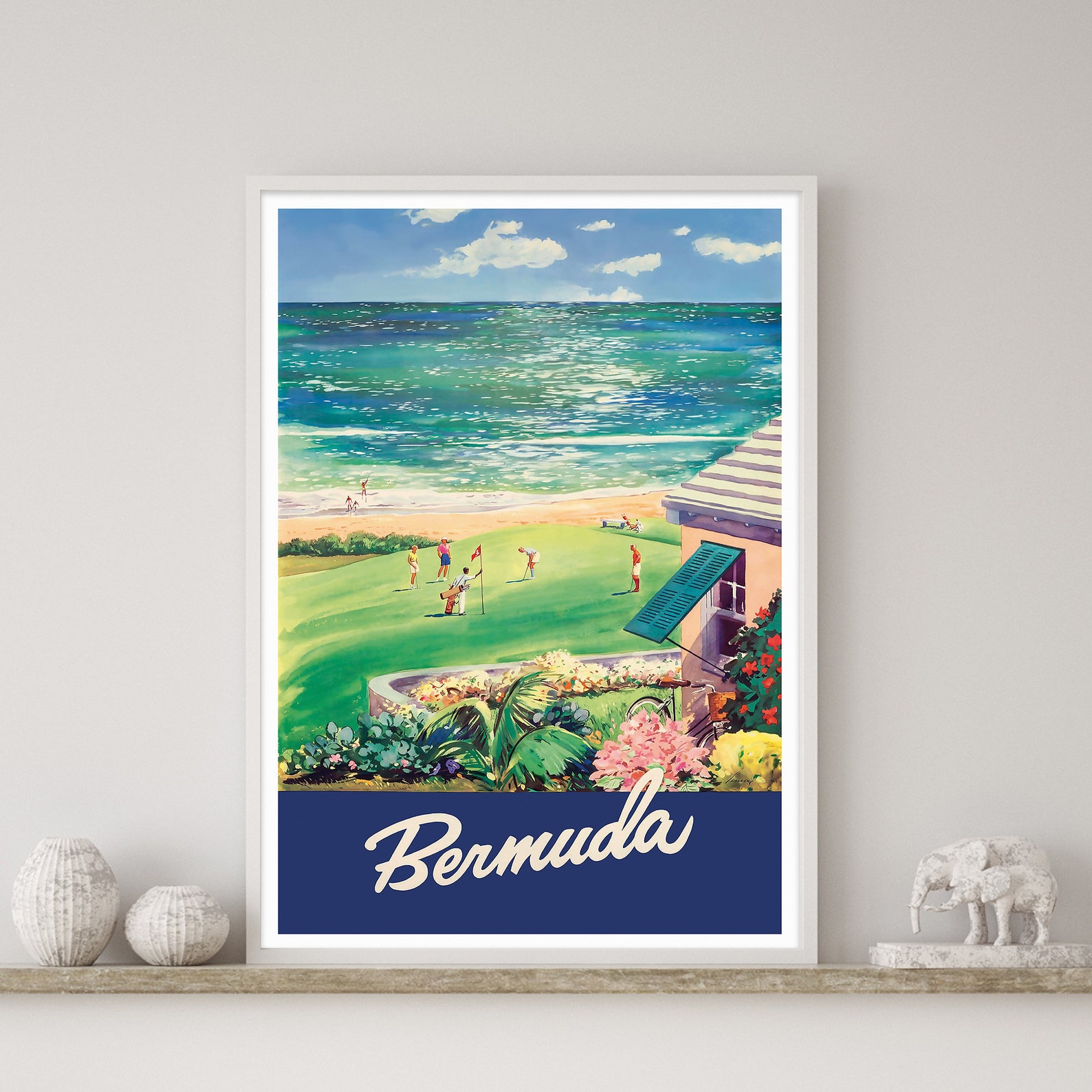 Bermuda Vintage Travel Poster Instant Download PDF File | Etsy