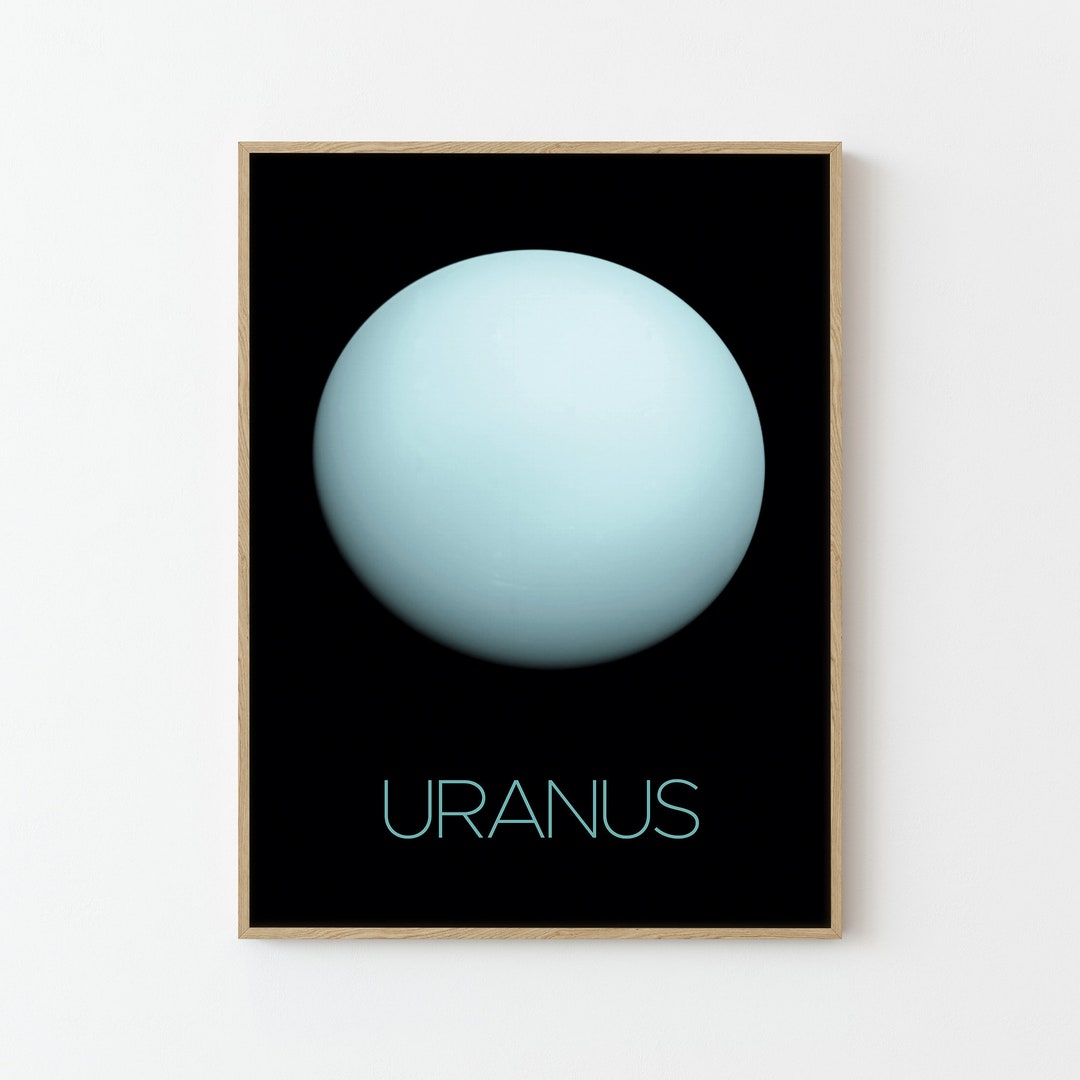 Uranus NASA Space Travel Poster Print Planet Wall Art Home Decor - Etsy