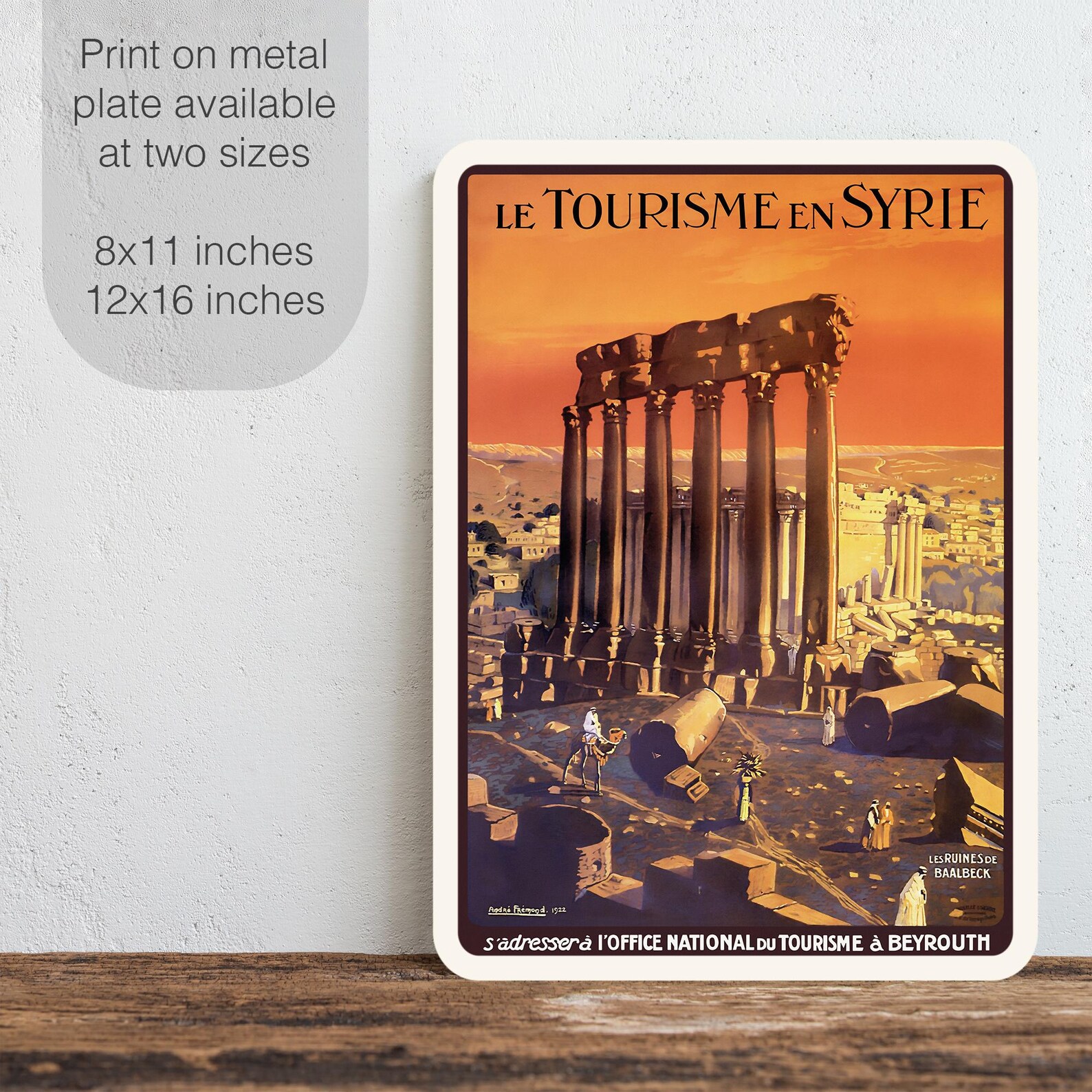 Syria Vintage Travel Poster Custom Art Print | Home Decor Wall Art Gift ...