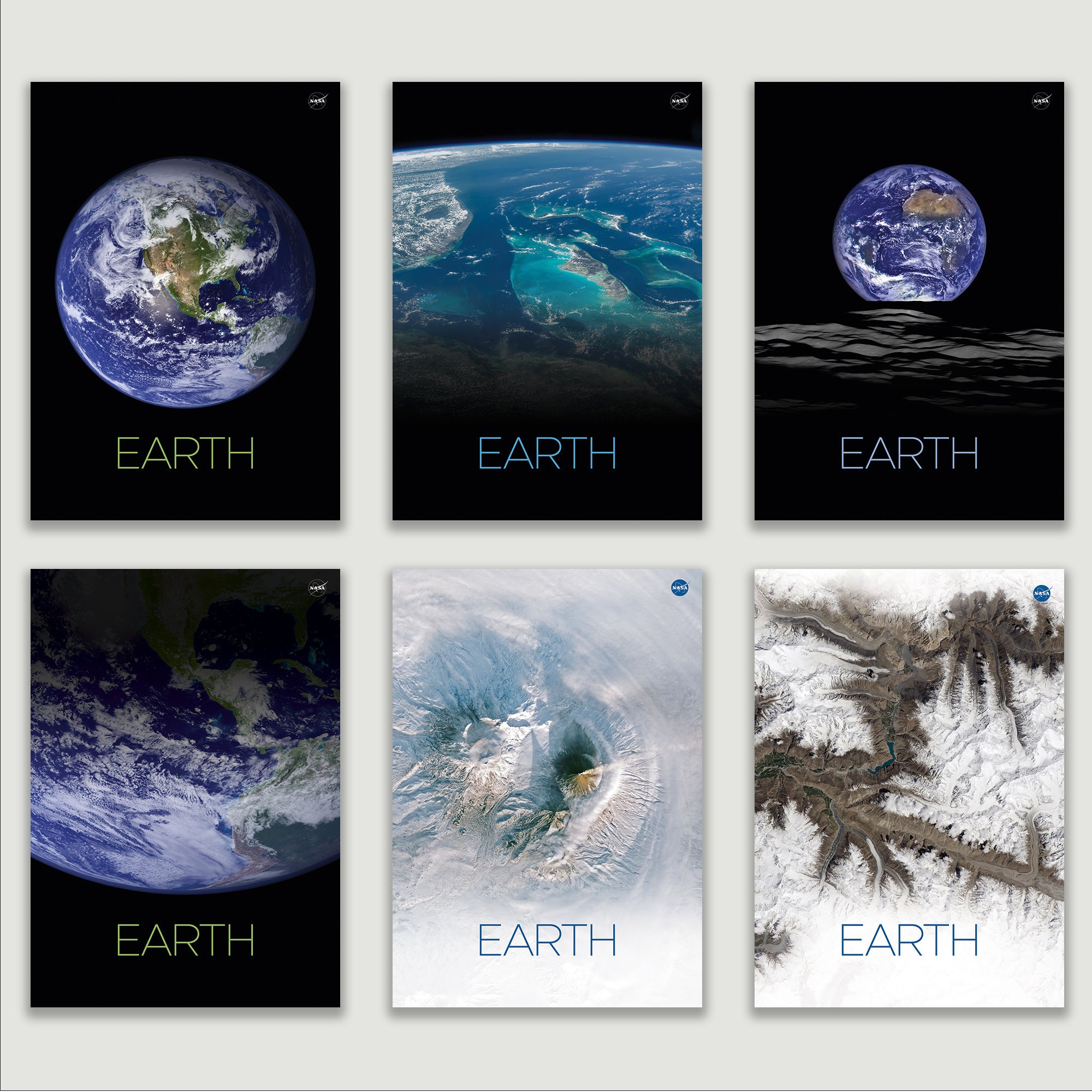 NASA Our Planets / Earth Poster Version A - Etsy UK