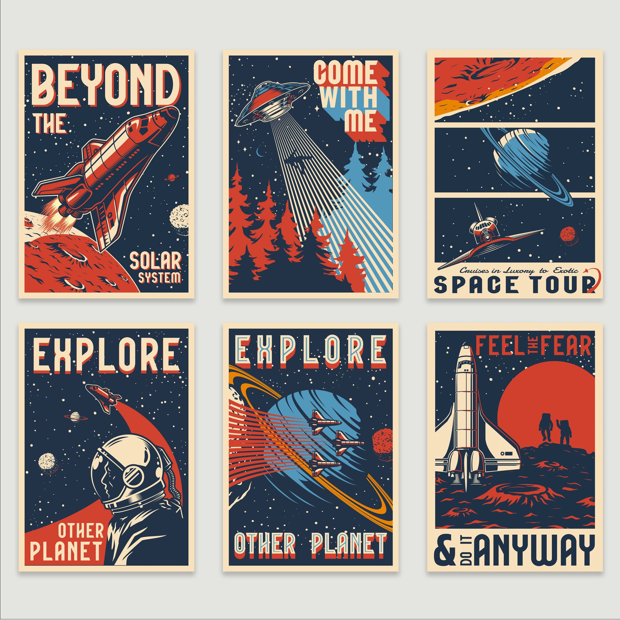 Space Travel Beyond The Solar System Poster