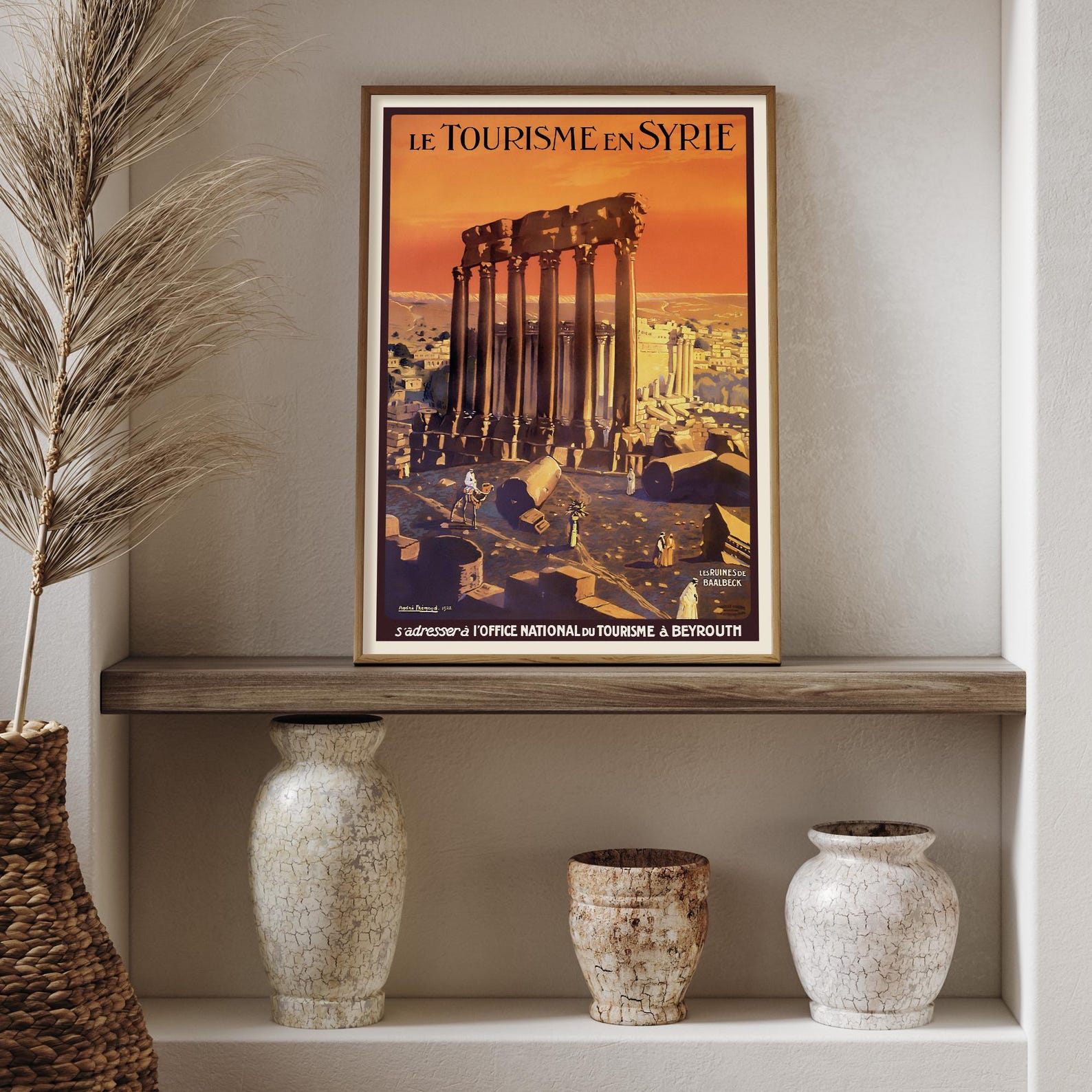 Syria Vintage Travel Poster Custom Art Print | Home Decor Wall Art Gift ...