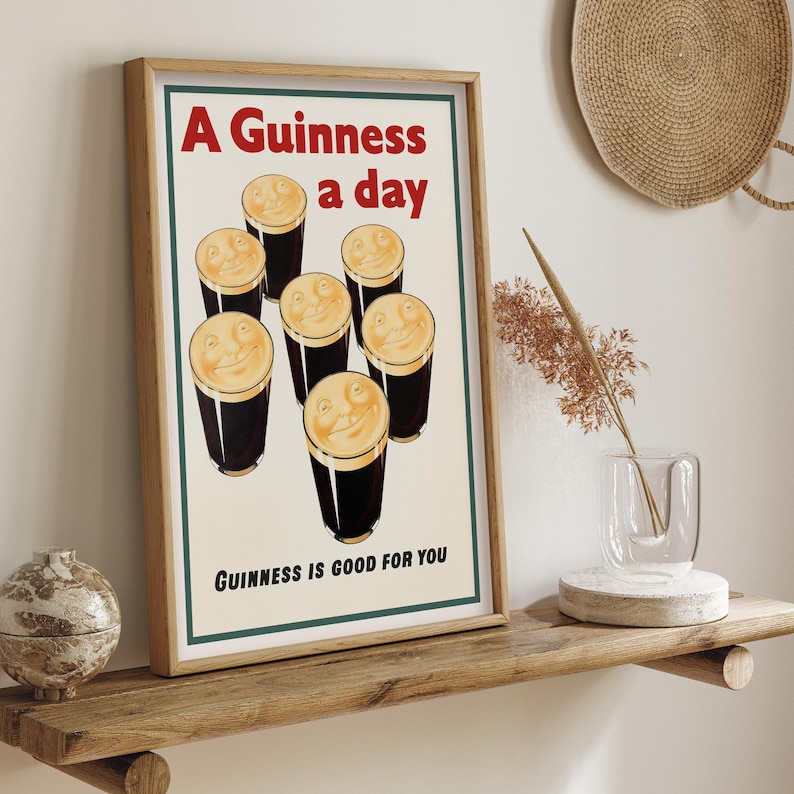 Guinness is Good for You Poster Print | John Gilroy Irish Beer ...