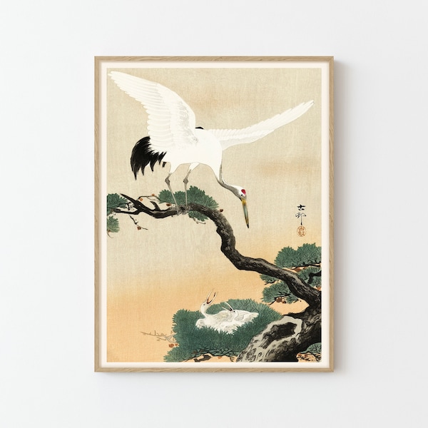 Japanese Stork - Etsy