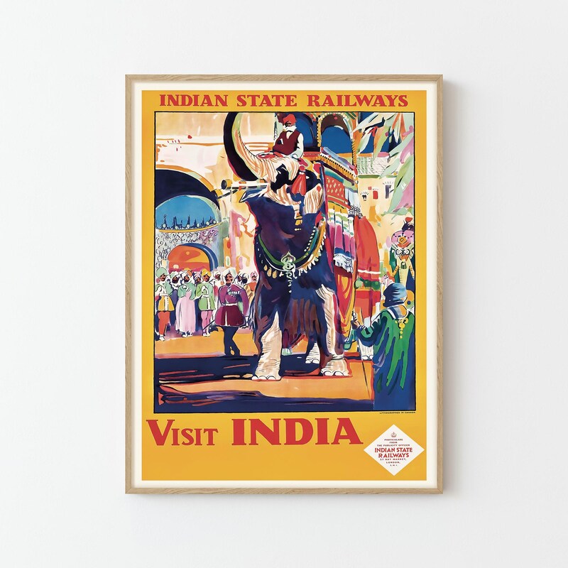India Poster - Etsy